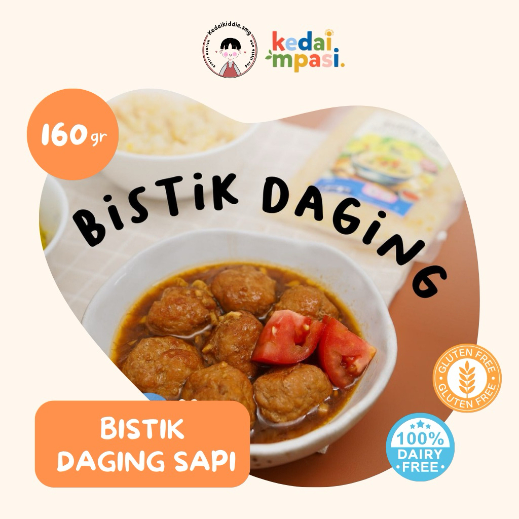 Jual KEDAIMPASI - Bistik Daging Sapi bisa untuk MPASI anak (7 pcs ...