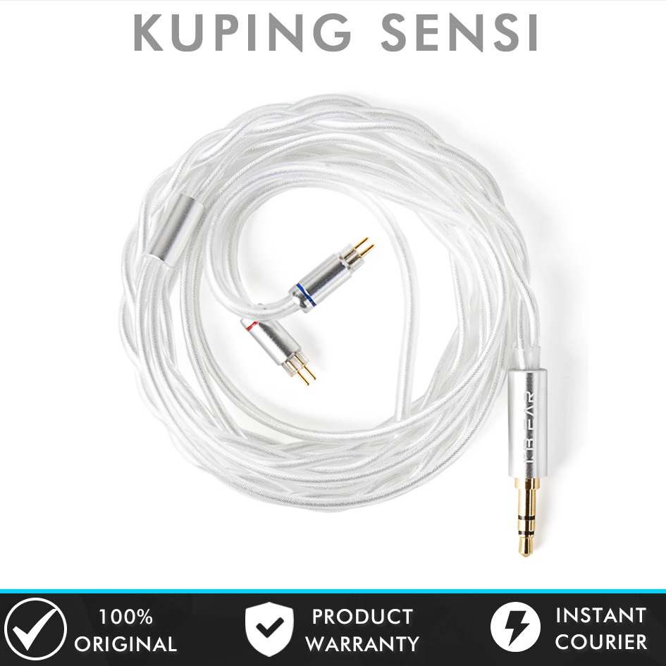 Jual KBEAR Glint 5N OFC Silver Plated IEM Earphone Upgrade Cable | Shopee Indonesia