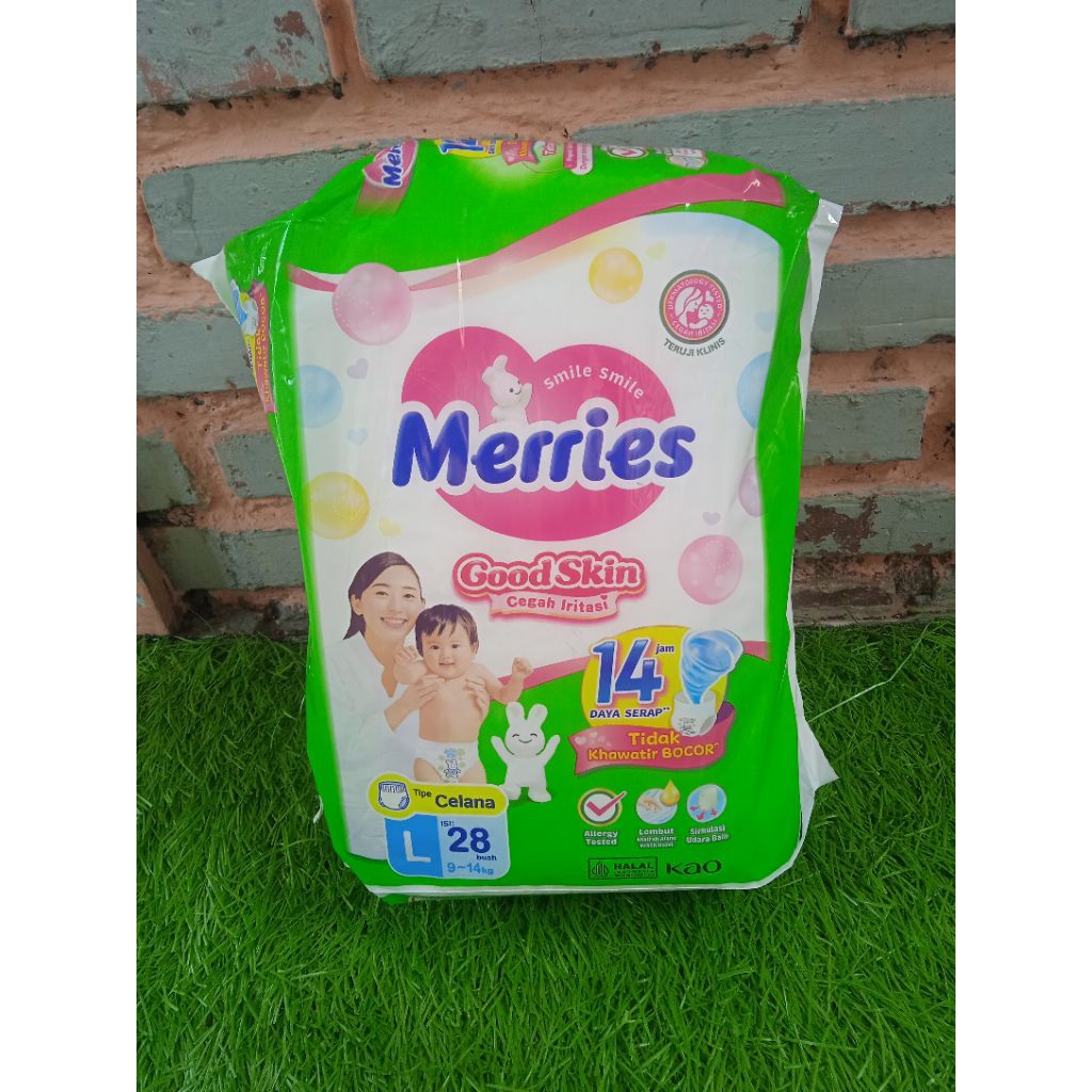 Jual merries popok bayi dengan perlindungan empat belas jam anti bocor ...