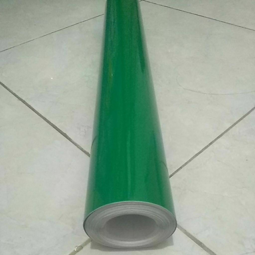 Jual Stiker Skotlet warna hijau (green) glossy,, lebar atau tinggi stikernya 45cm | Shopee Indonesia