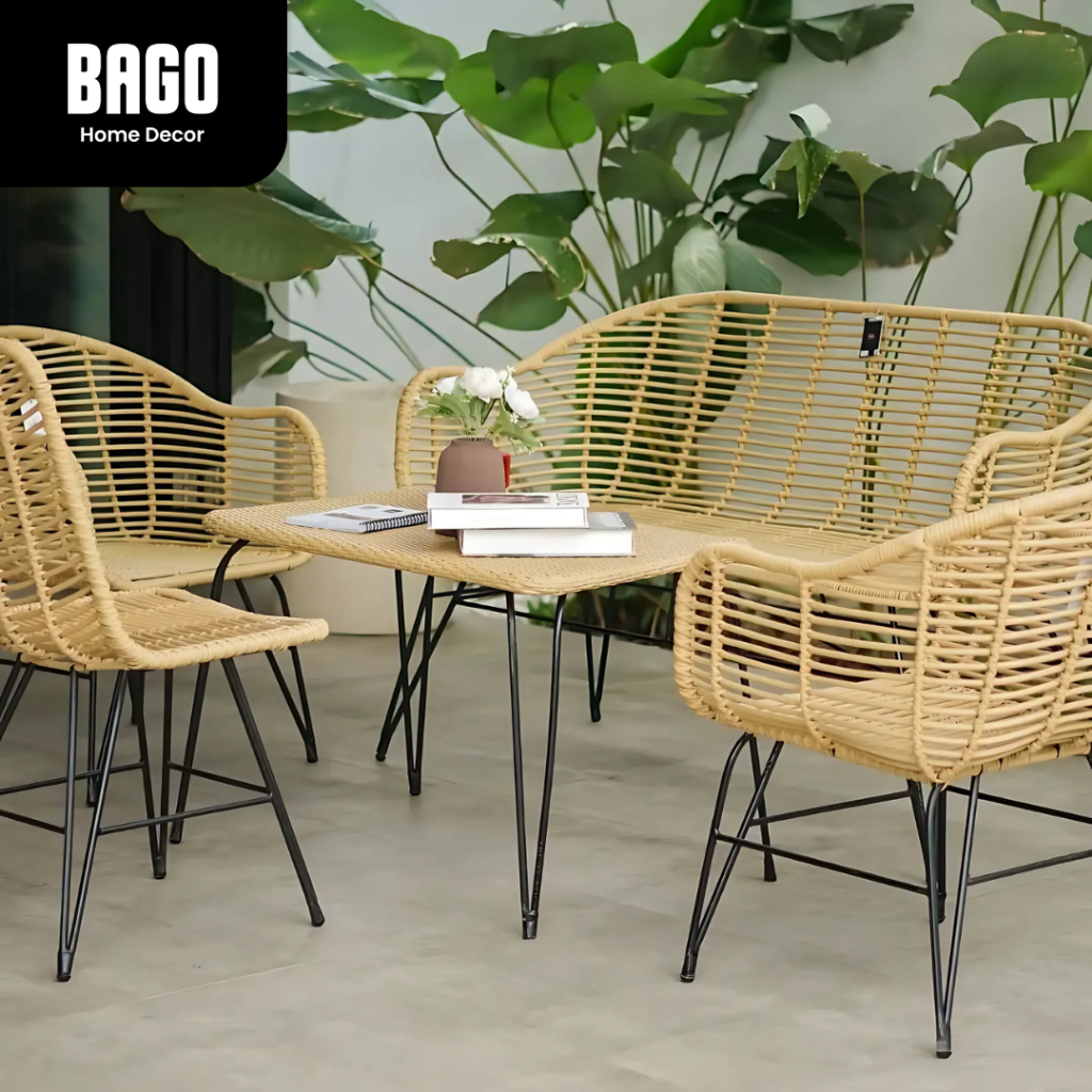 Jual Set Kursi Rotan Sintetis Galar Chair / Kursi Santai Indoor Outdoor ...