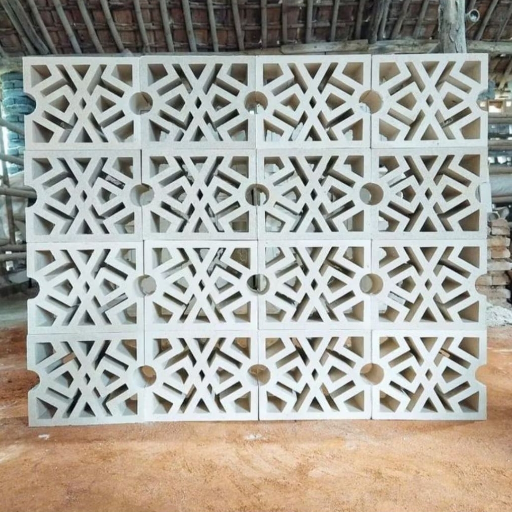 Jual ROSTER MINIMALIS kligrapi (20x20)roster beton minimalis, loster ...