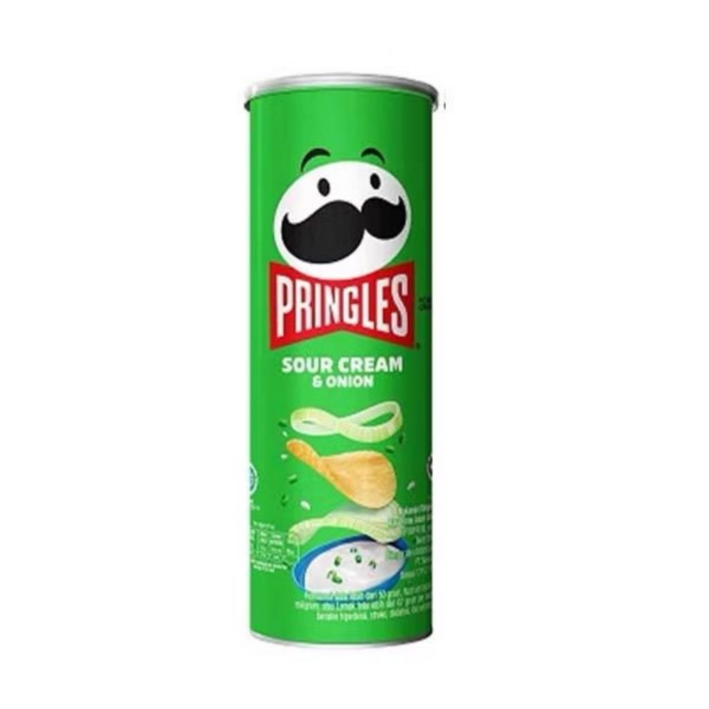 Jual Pringles Keripik Kentang Sour Cream & Onion 102 gram | Shopee ...