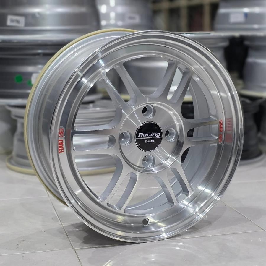 Jual velg mobil racing ring 15 ENKEI RPF1 FULL POLISH lebar 6,5 ET | Shopee Indonesia