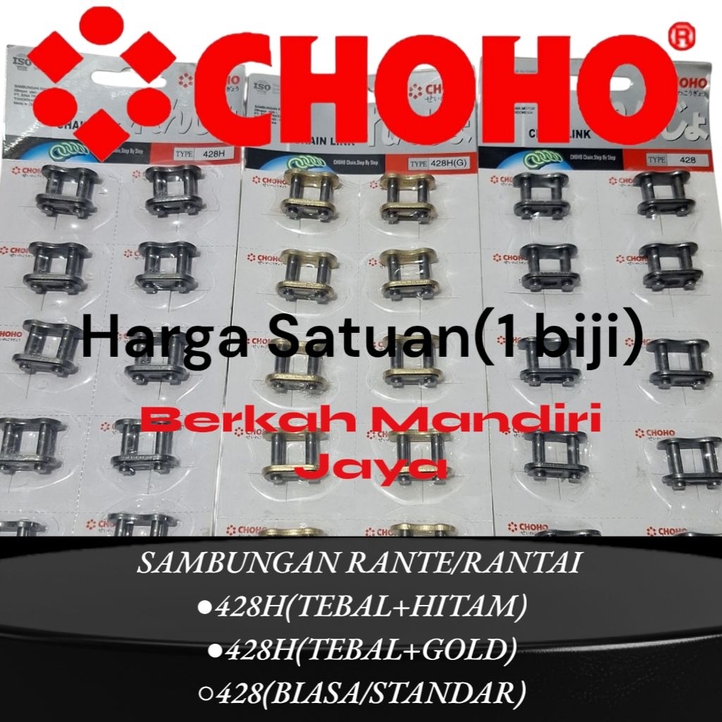Jual SAMBUNGAN RANTE RANTAI MOTOR 428 / 428H / 428H GOLD CHOHO HARGA ...