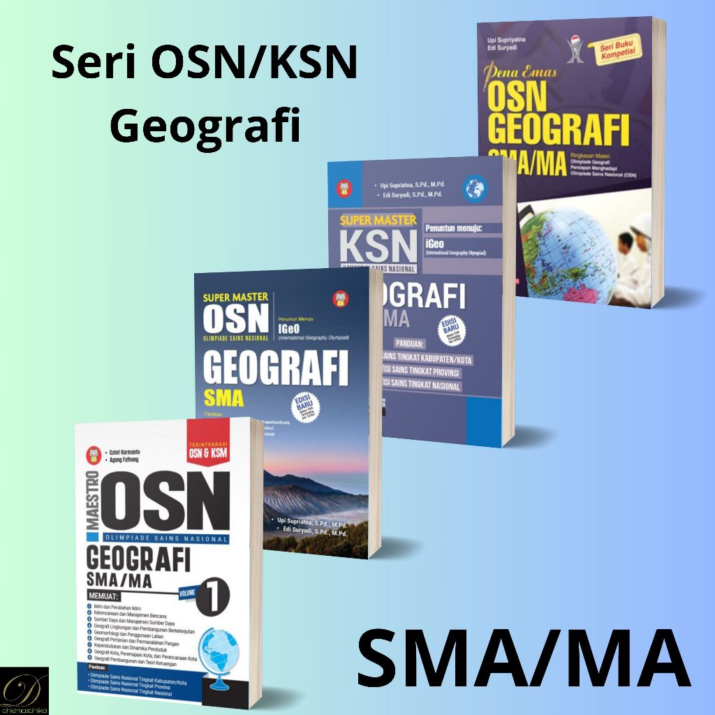 Jual Buku OSN/KSN/Olimpiade Geografi SMA/MA | Shopee Indonesia