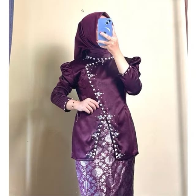 Jual INARA Oneset rok songket kebaya kurung melayu seragam bridesmaid ...