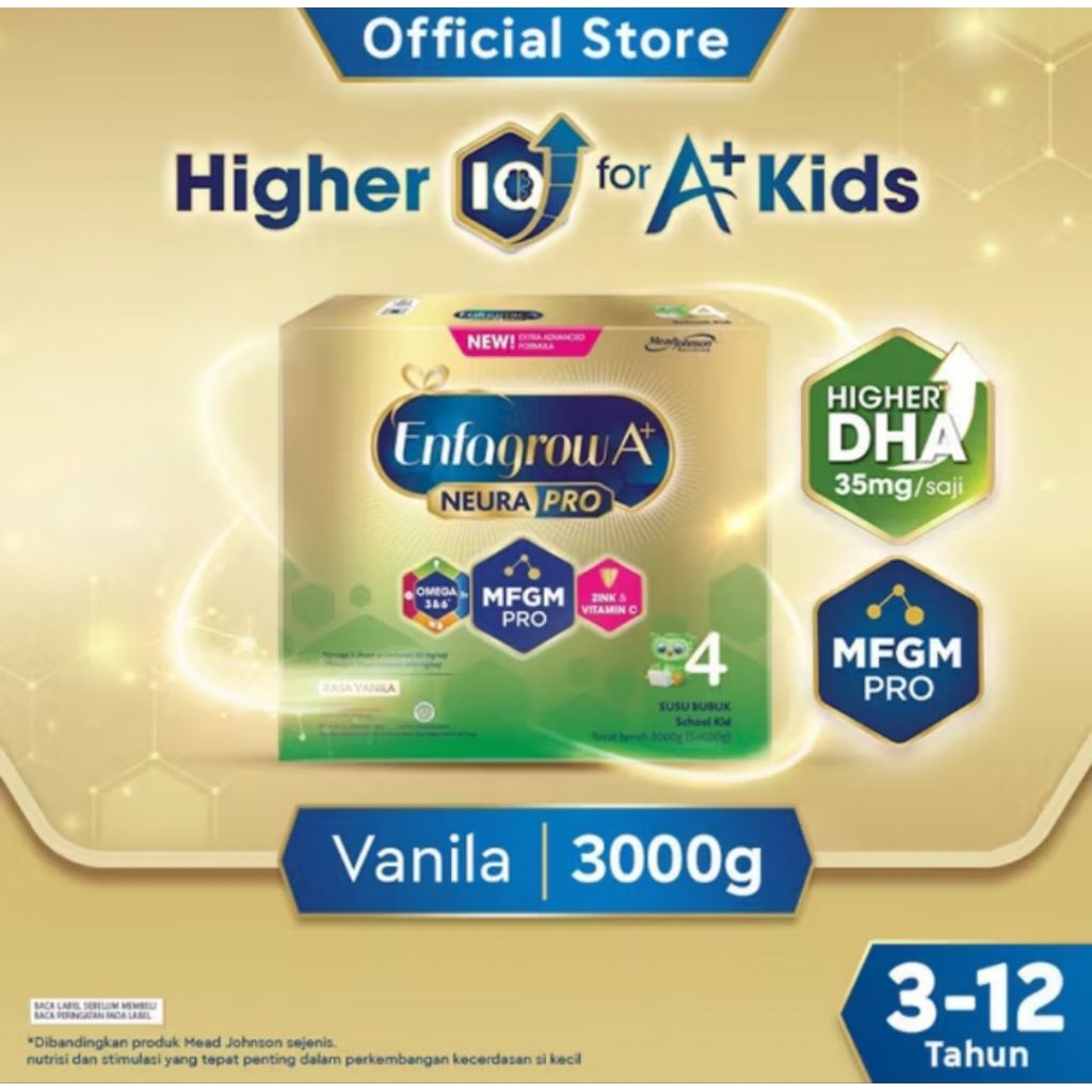 Jual Enfagrow a+ 4 3000 gram - enfagrow a 4 3 kg | Shopee Indonesia