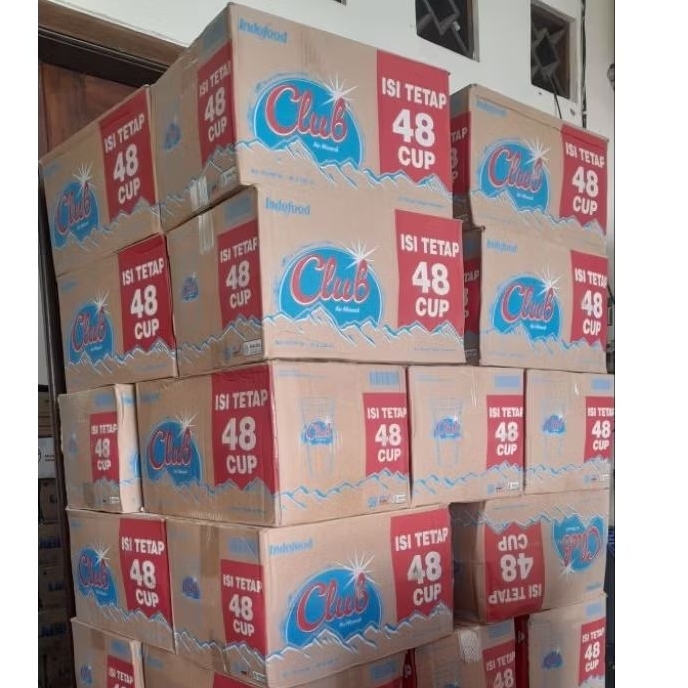 Jual Club air mineral 220ml x 48pcs (club gelas) | Shopee Indonesia
