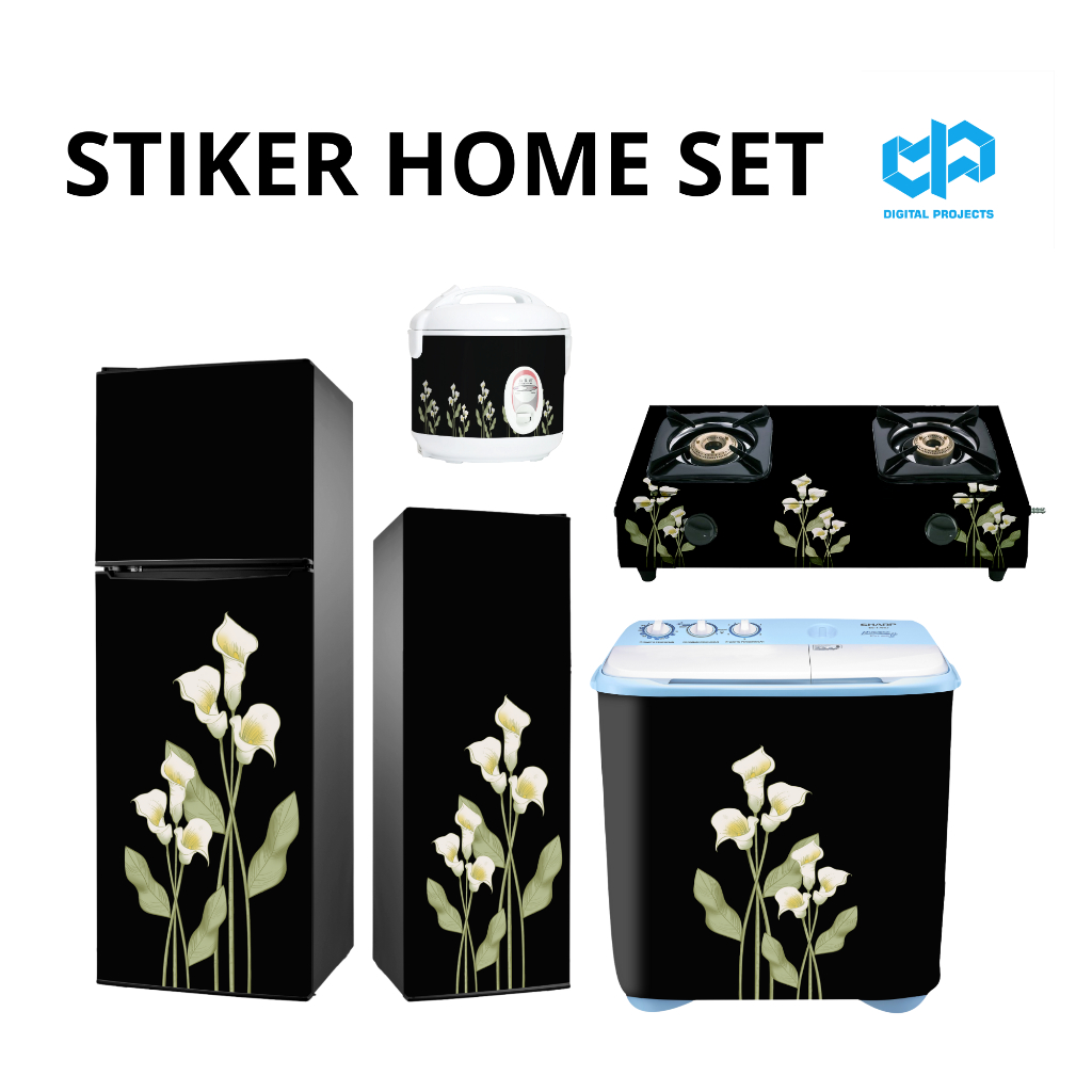 Jual Digital Projects Home Set Stiker Premium Sticker Kulkas Kompor ...