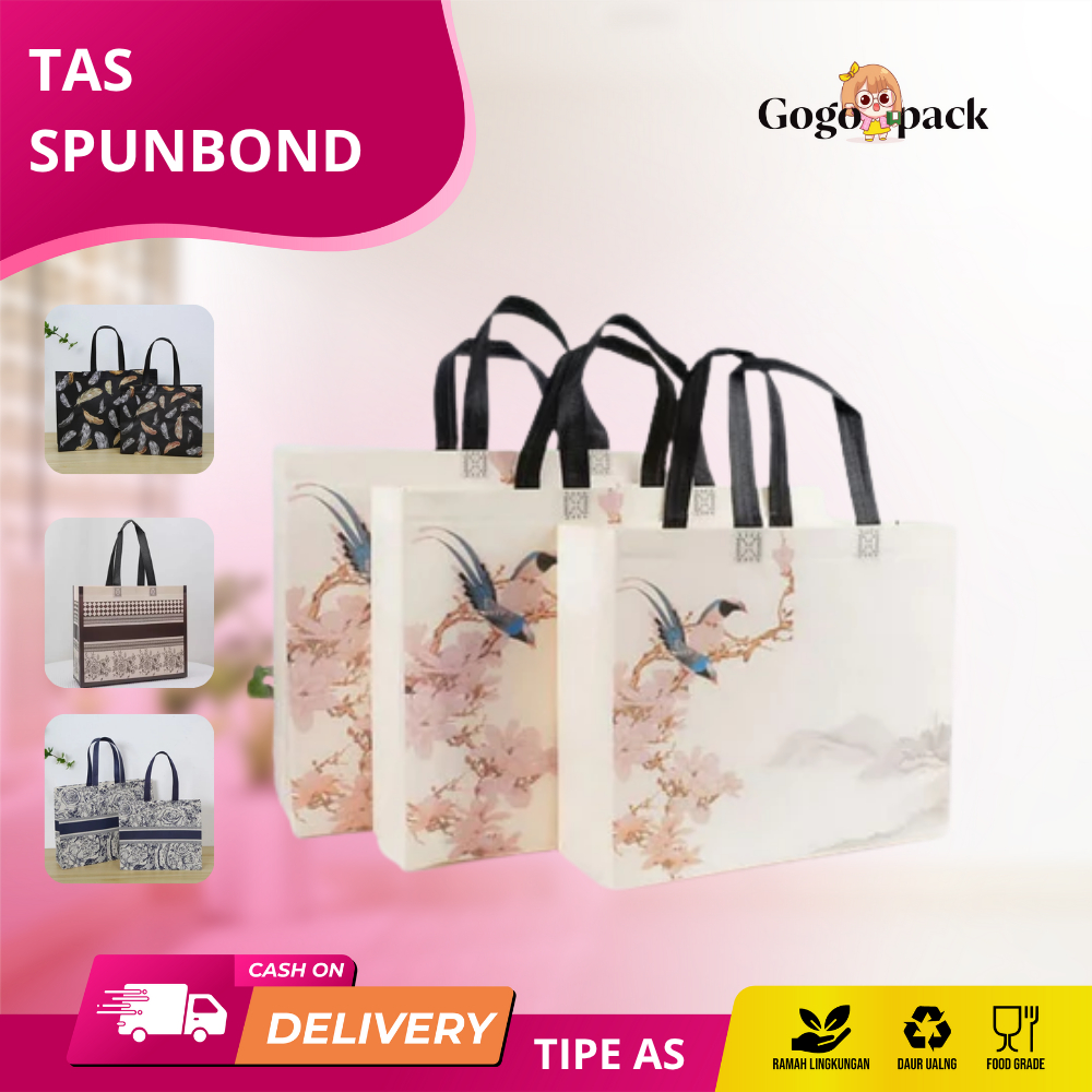 Jual Tas Spunbond / Goodie Bag Spunbond / Spoundbond Bag / Tas Belanja ...
