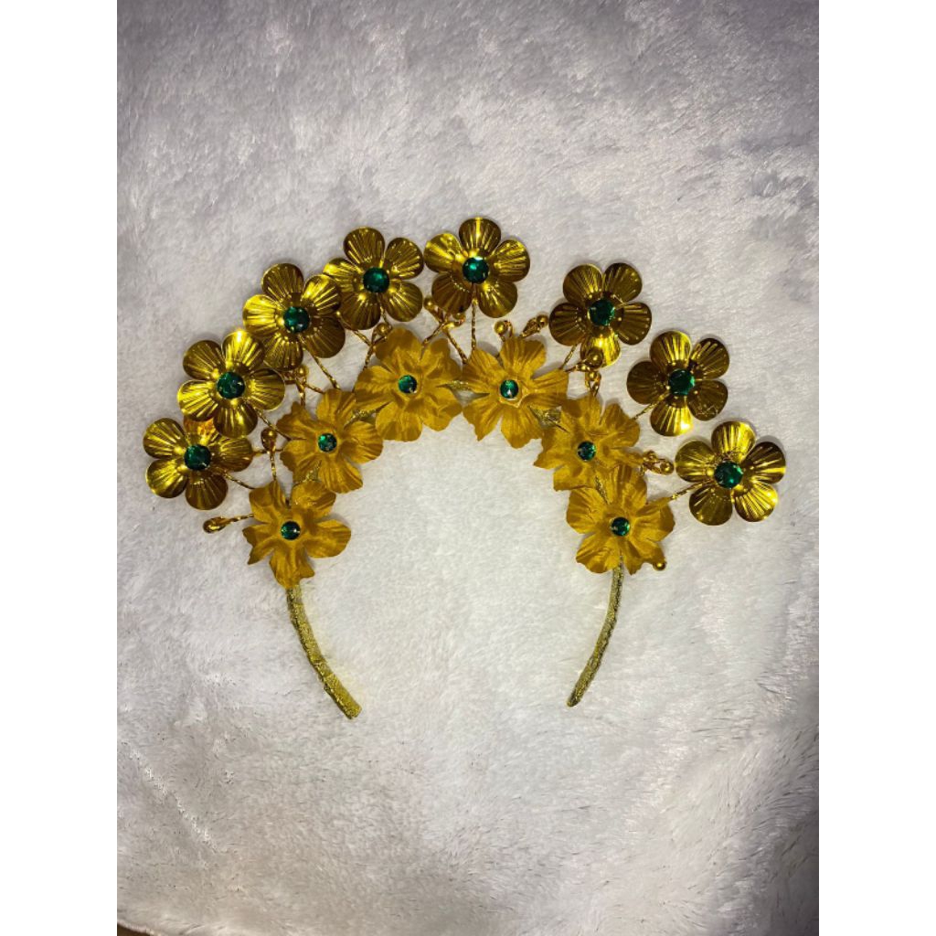 Jual Mahkota bando bunga Payet kristal adat jawa | Shopee Indonesia