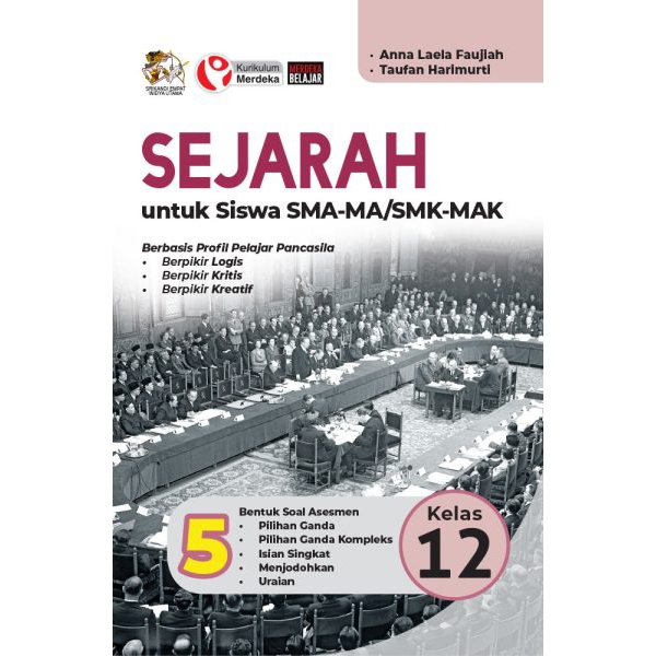 Jual Buku Sejarah SMA/SMK/MA Kelas 12/XII Kurikulum Merdeka-Sewu | Shopee Indonesia