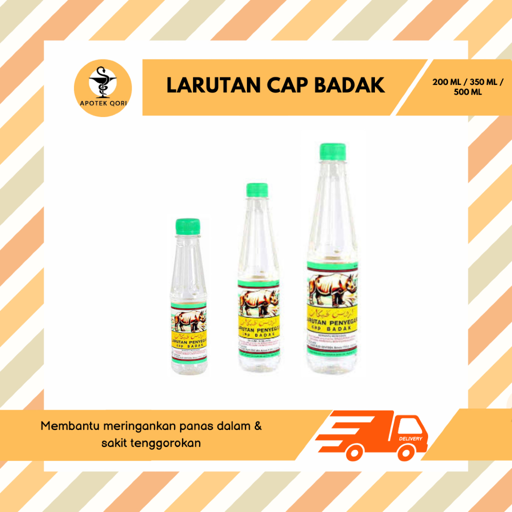 Jual LARUTAN PENYEGAR CAP BADAK 500 ML/MEREDAKAN SARIAWAN PANAS DALAM | Shopee Indonesia