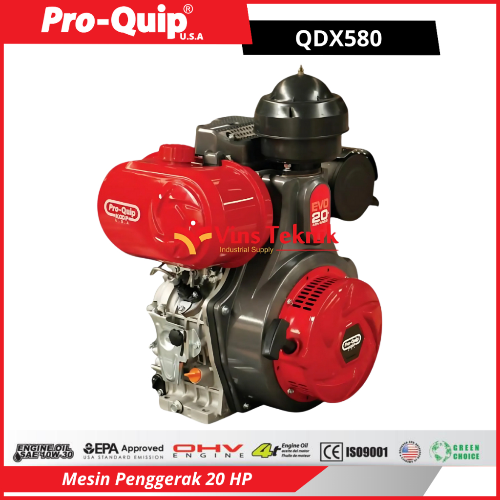 Jual Mesin Diesel Mesin Penggerak 20 HP ProQuip QDX580 QDX 580 | Shopee ...