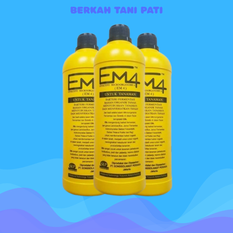 Jual EM4 Pertanian Pupuk Organik Cair Tanaman Kemasan 1 Liter | Shopee ...