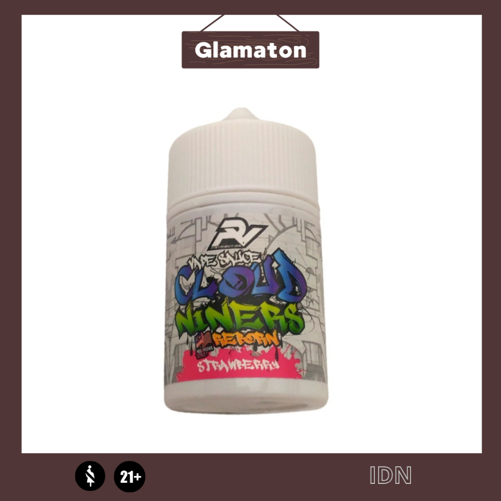 Jual LIQUID CLOUD NINERS REBORN V2 STRAWBERRY FREEBASE 60ML BY RV ORIGINAL | Shopee Indonesia