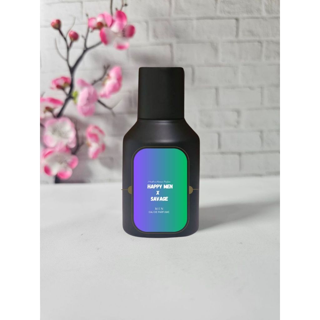 Jual Harum Parfum Mix Happy Men Mix Savage Eau de Parfum | Shopee Indonesia