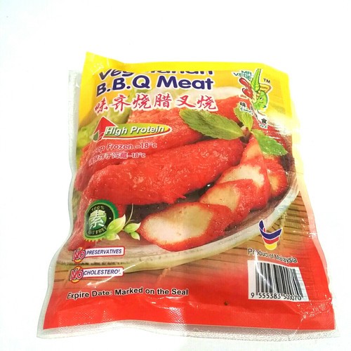 Jual Mr. Vege BBQ Meat Vegetarian 240g Chasio Plantbase Cha Sao Soya ...
