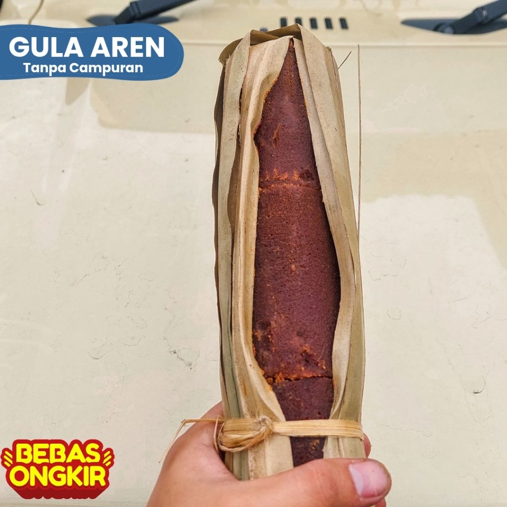 Jual Gula Aren Murni 100 % Tanpa Campuran Bungkus Daun Kering | Shopee ...