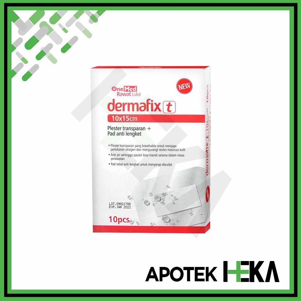 Jual Dermafix T 10 x 15 cm Box isi 10 - Plester Luka Anti Air ...