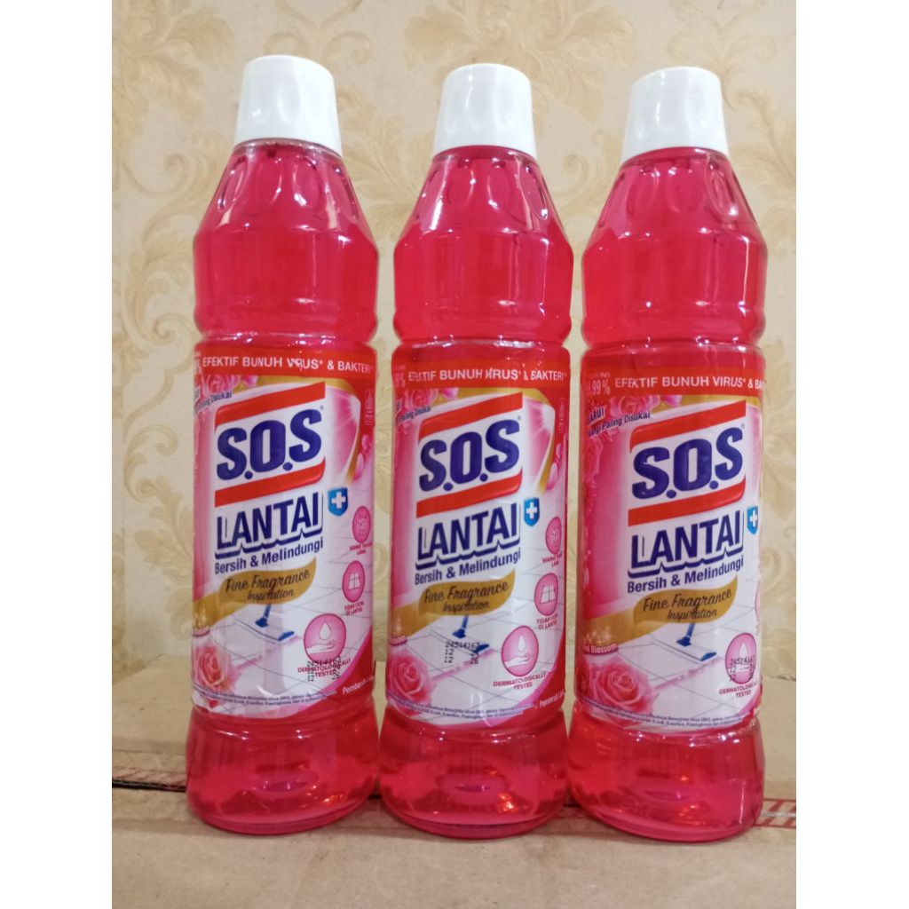 Jual SOS Floor Cleaner Pembersih Lantai 780ml | Shopee Indonesia