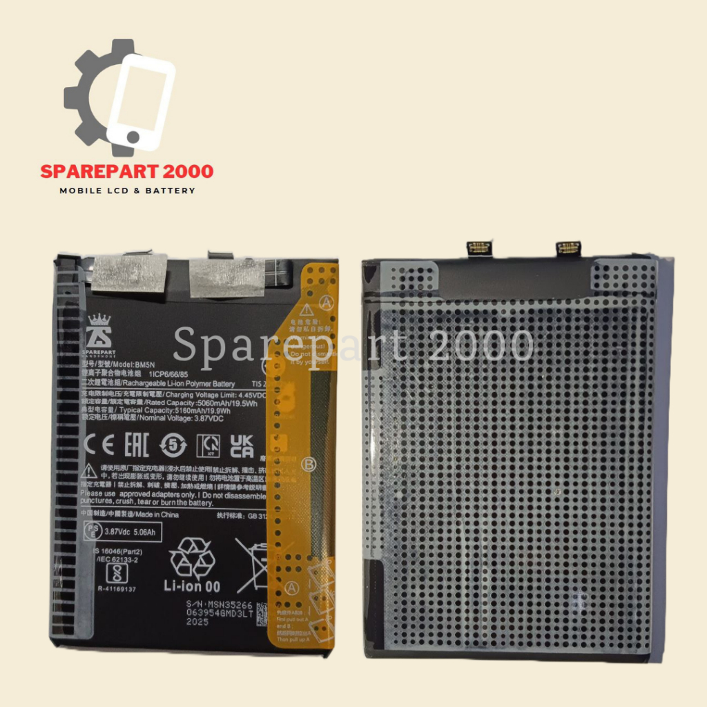 Jual BATTERY XIAOMI REDMI POCO F5 PRO (BM5N) | Shopee Indonesia