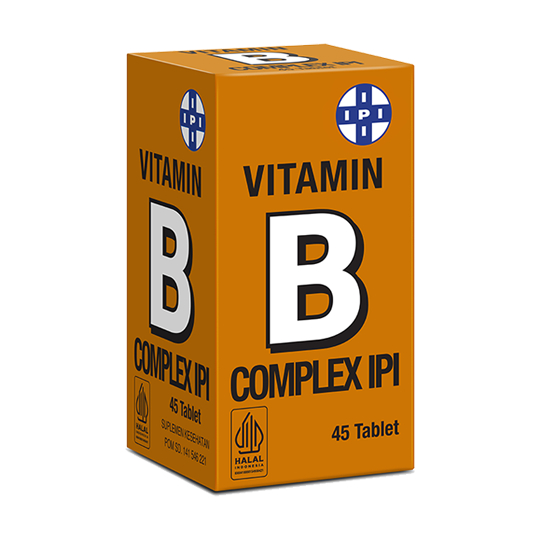 Jual IPI Vitamin B Complex 45 Tablet | Vitamin B Kompleks | Vitamin B ...
