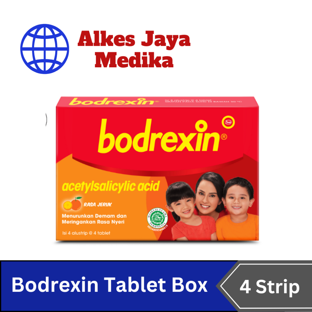 Jual Bodrexin Tablet Box Isi 4strip @4tablet - Obat Demam Anak | Shopee ...
