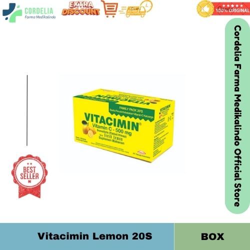 Jual Vitacimin Lemon (Box 20S) | Shopee Indonesia