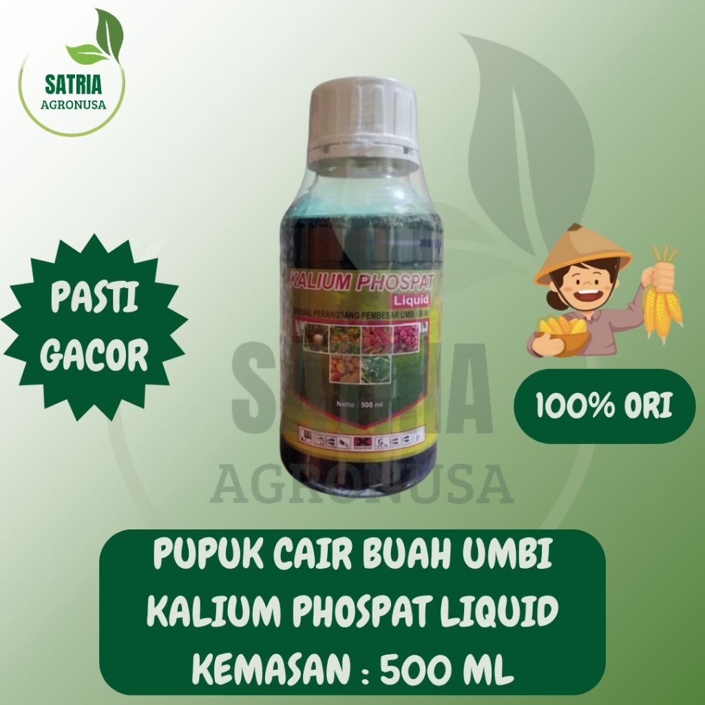 Jual PUPUK CAIR KALIUM PHOSPAT LIQUID 500 ML / PEMBESAR UMBI DAN ...