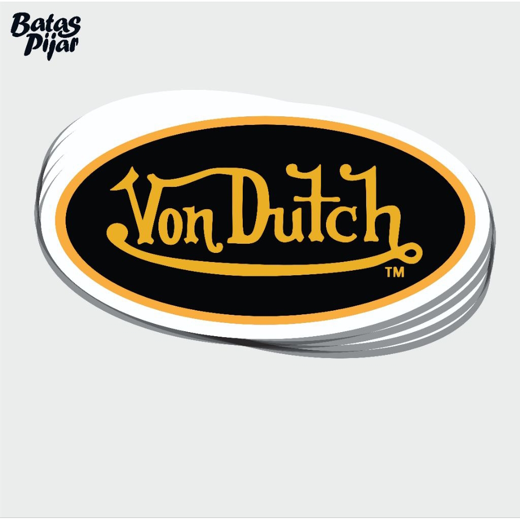 Jual Sticker Vondutch - Cutting Sticker Vinyl Glossy Von Dutch ...