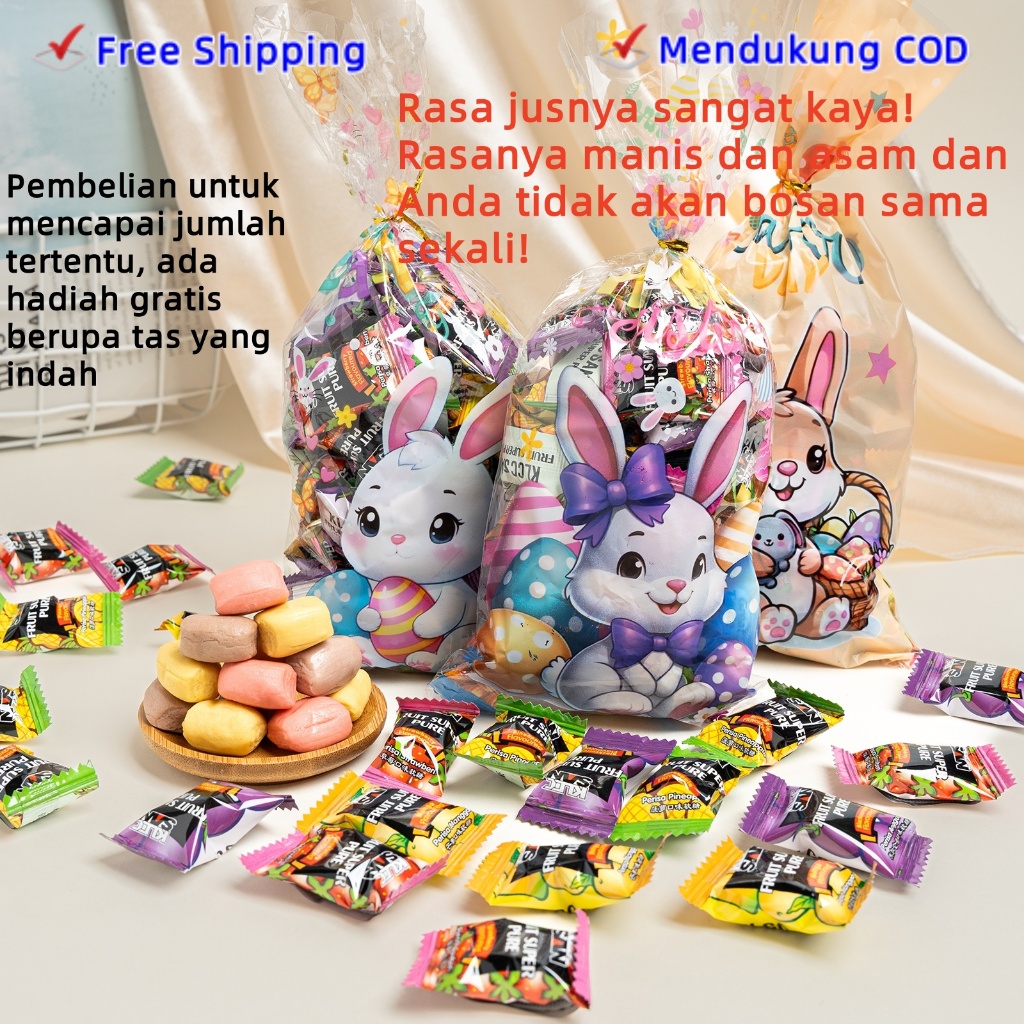 Jual Grosir Permen Warna-warni Rasa Buah yang Indah Rasa Malaysia ...