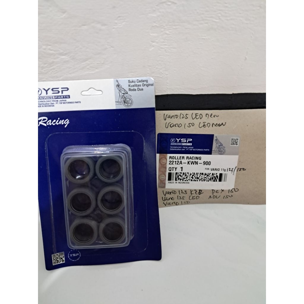 Jual ROLLER RACING SET KWN KZR VARIO 150 PCX 150 7,8,9,10,11,12 gr ...