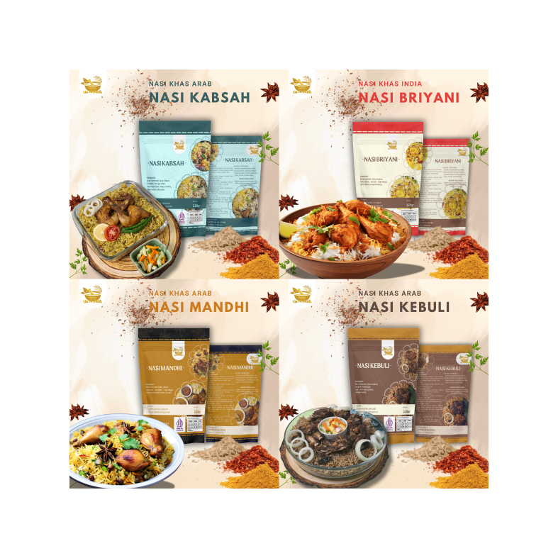 Jual Nasi arab instan ,nasi india,nasi kebuli instan ,nasi briyani,nasi ...