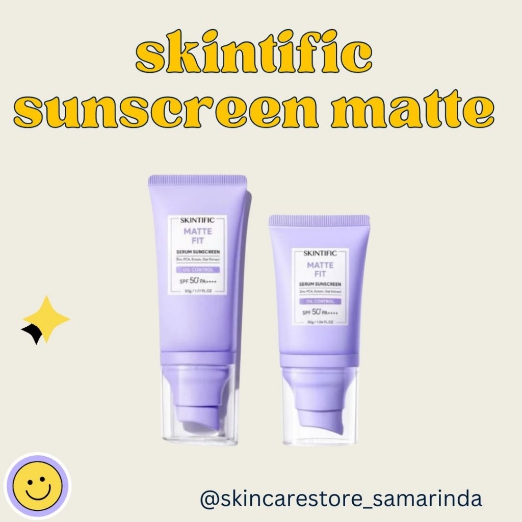 Jual SKINTIFIC - Matte Fit Serum Sunscreen 30g dan 50g SPF 50+ PA ...