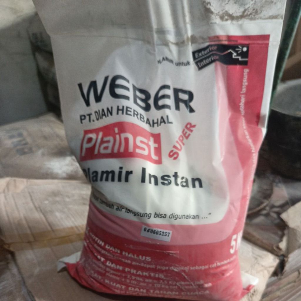 Jual PLAMIR CAT TEMBOK INSTANS PUTIH 5KG LEM PVAV BIG LION | Shopee ...