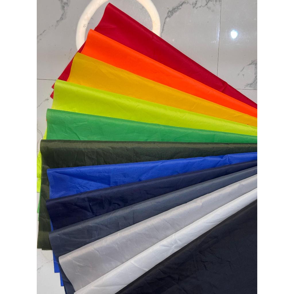Jual ecer Kain Parasut Taffeta Import Waterproof Rajutan 210T polyester ...