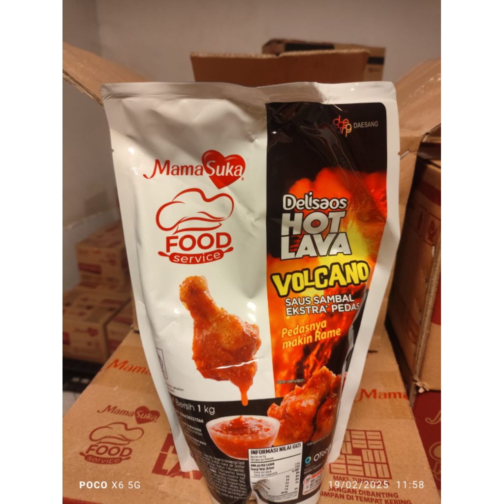 Jual Mama Suka Hot Lava Volcano 1kg | Shopee Indonesia