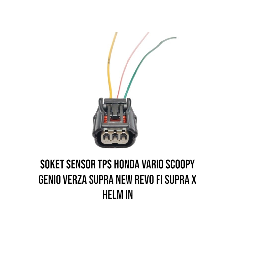 Jual Soket Socket sensor TPS Honda Beat Vario scoopy genio Verza Supra ...