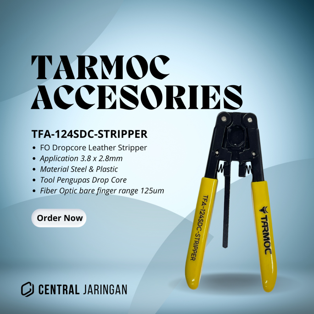 Jual Tarmoc TFA-124SDC-STRIPPER Alat Kupas Dropcore Fiber Optic Tang ...