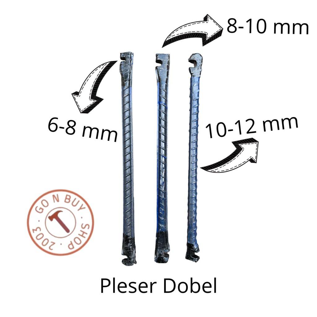 Jual Pleser Besi Beton Ulir Dobel Gandeng Pembengkok Lubang 6, 8, 10 ...