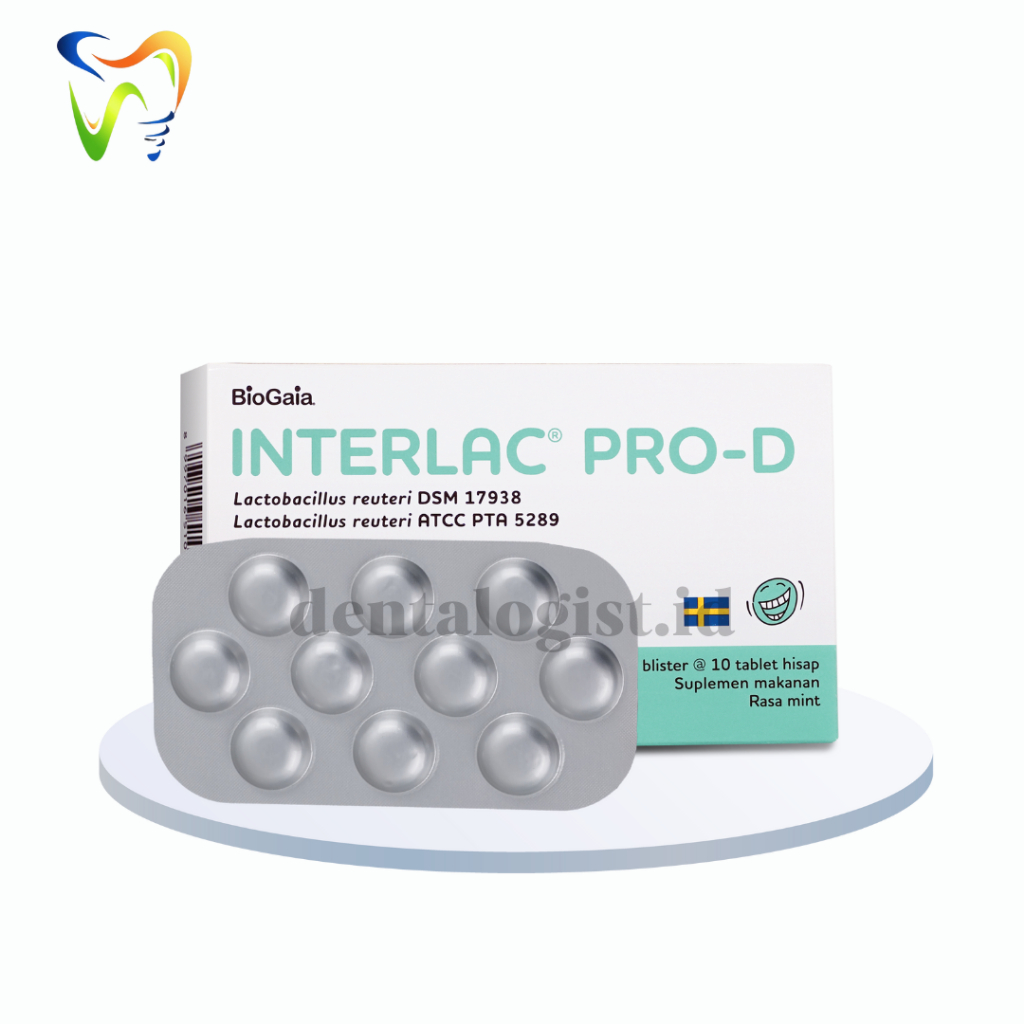 Jual Interlac PRO-D Mint 30'S / 1 BOX Isi 30 Tablet / Probiotik Untuk ...