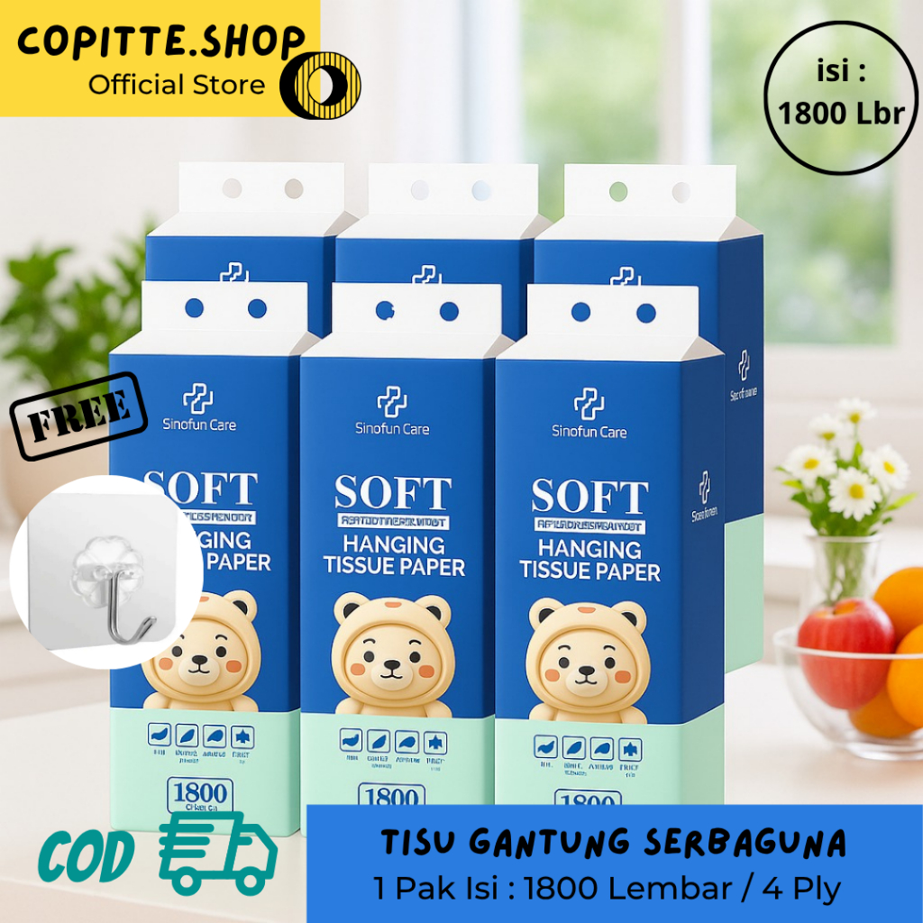 Jual Tisu Murah Promo isi 1800 Lembar Tissue Murah Serbaguna Tisu Wajah ...