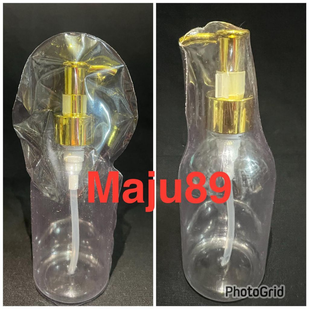 Jual Plastik segel botol Pump 250ml 200ml seal atas oval (1 pack isi ...