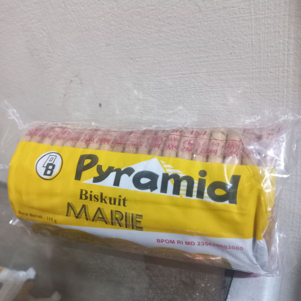 Jual Pyramid Biskuit MARIE 115g Biscuit Susu Makanan Camilan Renyah ...