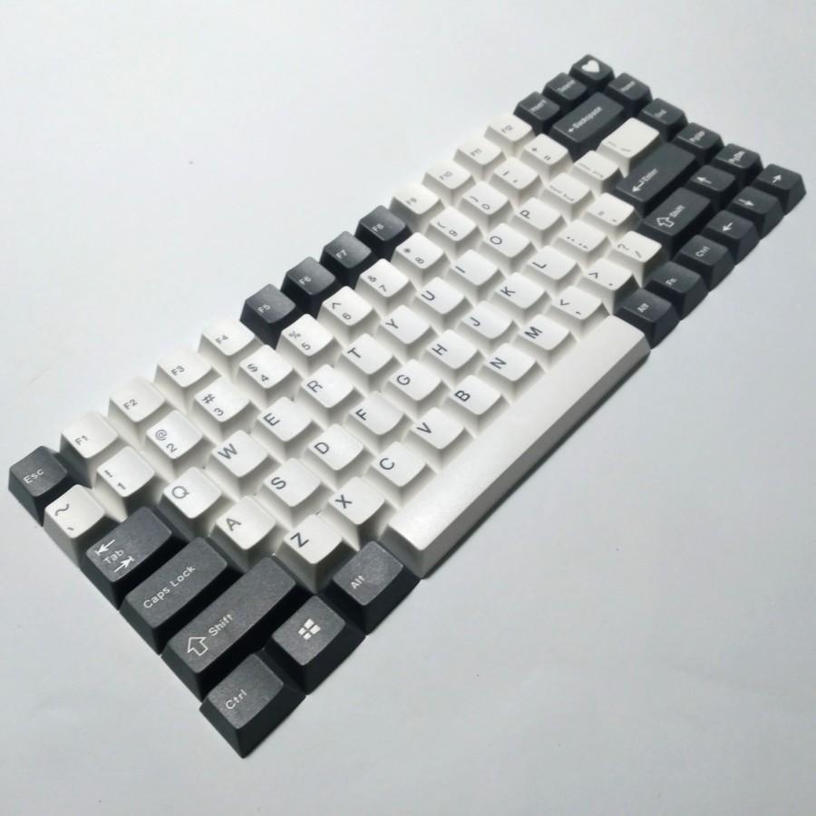 Jual Keycaps ePBT ABS White on Grey Cherry Profile Original ENJOY PBT ...