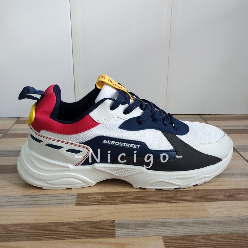 Jual Sepatu Sneakers Sport Pria Wanita - Aerostreet Riku 40-43 | Shopee ...