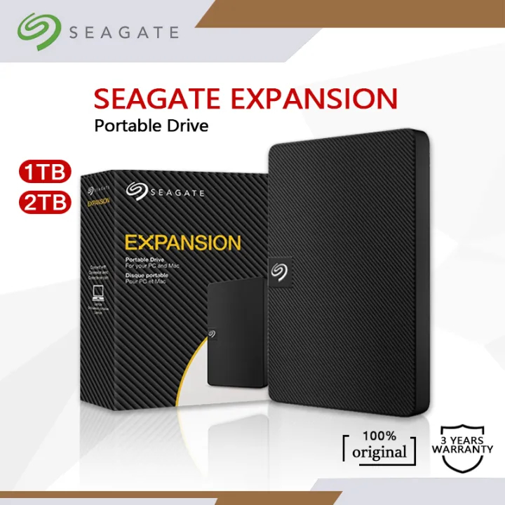 Jual Seagate Expansion Portable Drive 1TB 2TB External Hard Drive For Mac and Windows Portable ...