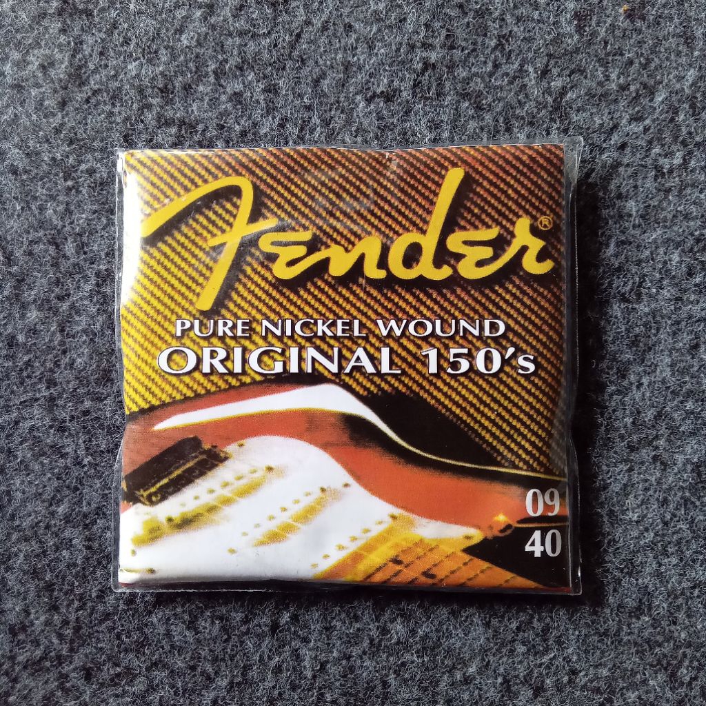 Jual Senar Gitar Elektrik Fender Pure Nickel Wound 09-40 - 1 Set isi 6 ...